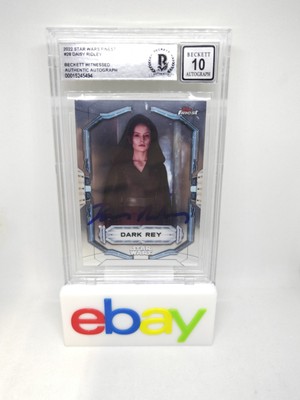 Rey Autographed Daisy Ridley 2022 Star Wars Finest #28 BGS 10 Auto | eBay