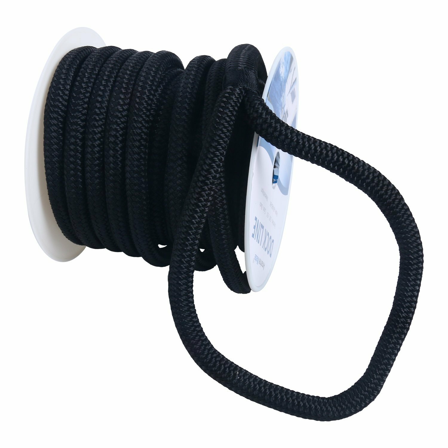 5/8 Inch 50 FT Double Braid Nylon Dock Line Mooring Rope Boat Marine ...