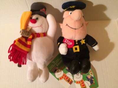 Lot of 2 Stuffins Frosty the Snowman with Traffic Cop CVS Plush 7" | eBay