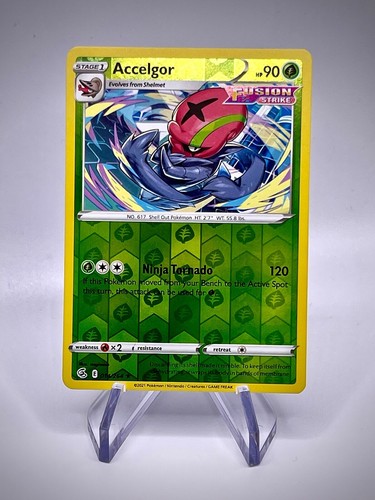 Pokémon TCG Accelgor Fusion Strike 014/264 Reverse Holo Rare | eBay