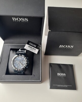 Hugo Boss HB1513758 Hero 43mm Blue Stainless Steel Men's Wristwatch ...