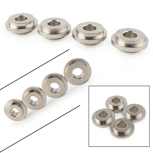 4x Handlebar Riser Solid Mount Bushings Adapter Kit For 1973- Harley Sportsters | eBay