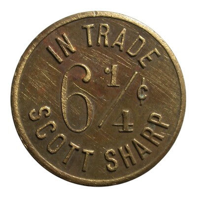 Spokane, WA Scott Sharp G/F 6 1/4¢ In Trade Token B R 21 TC-36835 | eBay