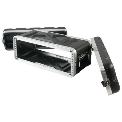 NEW 3U Portable Shallow 19" Rack Road Case ABS Carrying Cabinet Box Pro ...