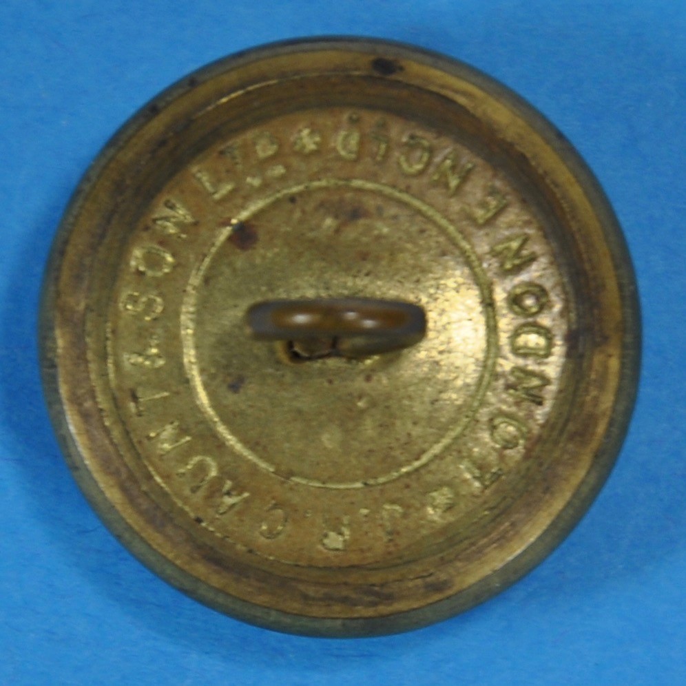 Vintage CANADA MILITIA KINGS CROWN UNIFORM BRASS BUTTON, J.R. GAUNT ...