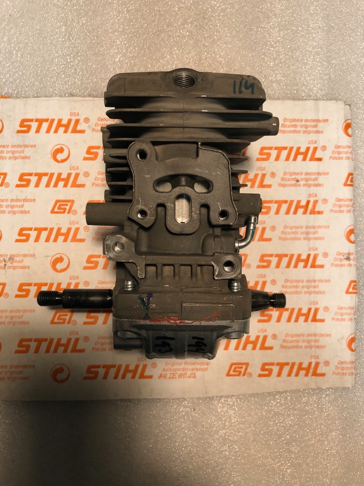 Stihl ms194T ms194c ms193t motor piston cylinder crank 1137 020 120 NEW ...
