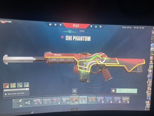 Ascendant mmr Valorant Acc mit vielen Skins (gesamt Wert 323,99 ...