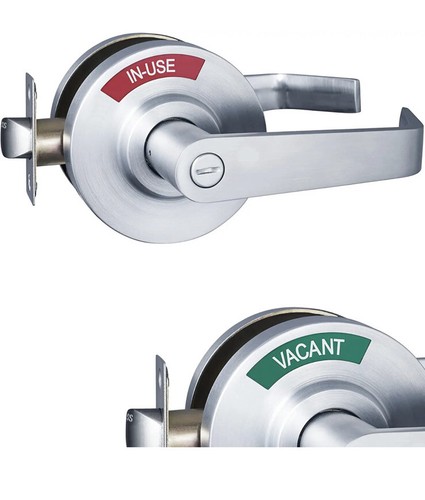 Vacant or In-Use Bathroom Indicator Privacy Handle Lock | Commercial ...