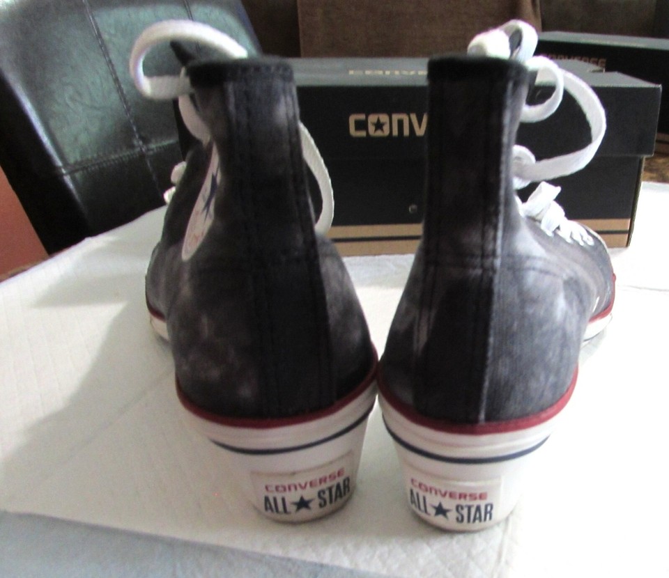 Converse Women's Chuck Taylor Hi-Ness Black & White High Top Sneakers ...