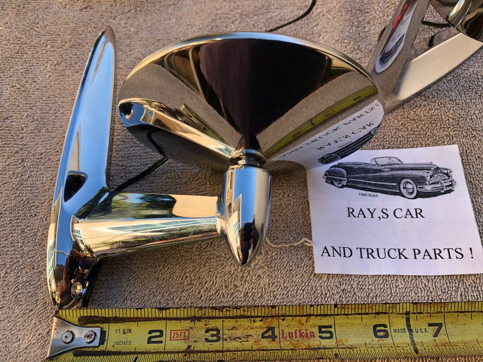 Classic Style Side View Mirrors With Built In Turn LED Arrows