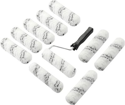 Paint Roller 6 Inch 3/4 in Roller Naps,High-Density Microfiber Mini ...