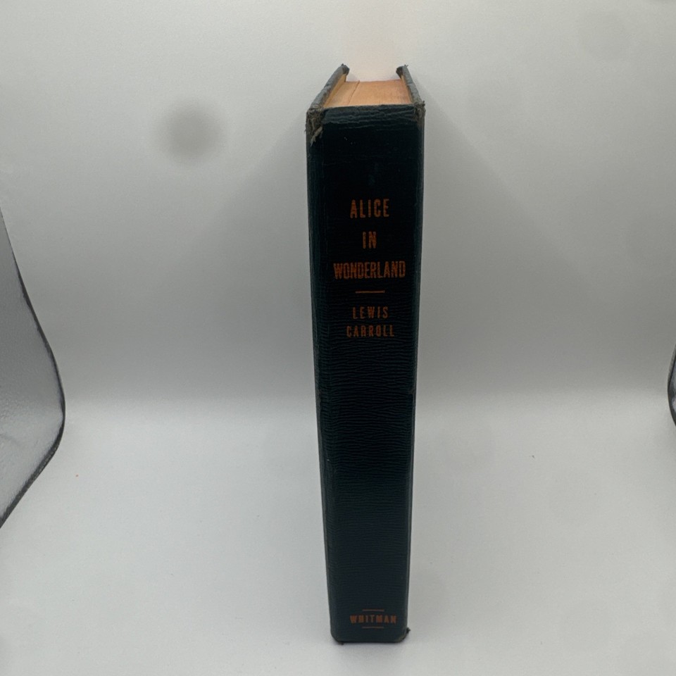 Lewis Carroll Adventures Of Alice In Wonderland Whitman 1945 HC Book ...
