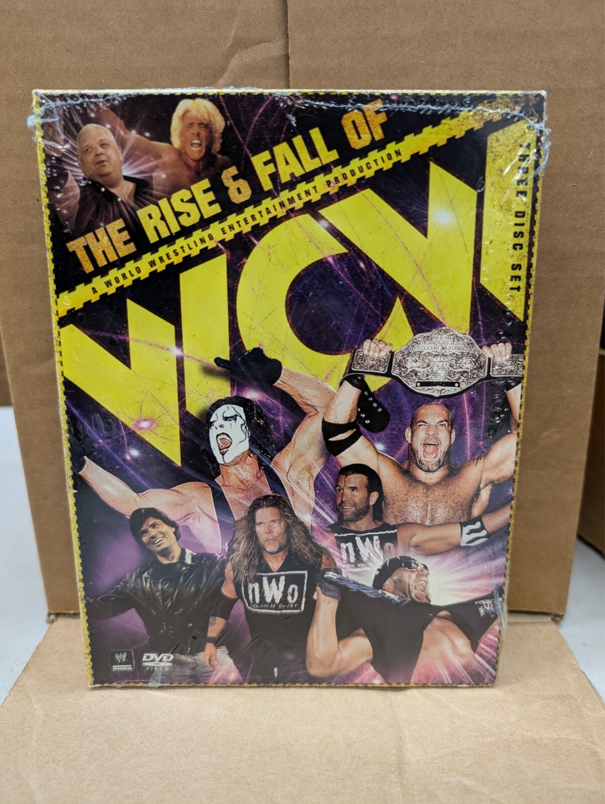 WWE - The Rise and Fall of WCW (DVD, 2009, 3-Disc) New -SEALED READ ...