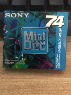 NEW NIP Sealed SONY Mini Disc Minidisc Color Collection Emerald Green ...