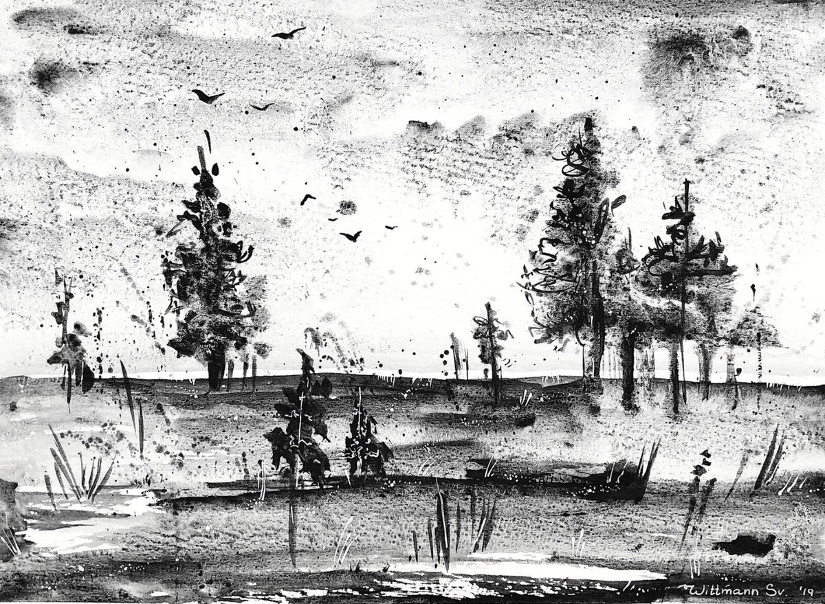 Black And White Pencil Drawings Of Nature