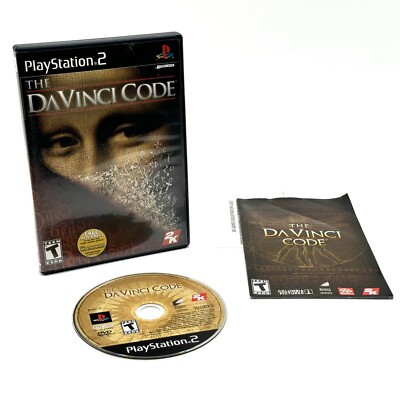 Da Vinci Code PS2 (Sony PlayStation 2, 2006) Complete In Box with ...