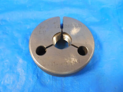 1/2 12 DOUBLE LEAD LEFT HAND THREAD RING GAGE .5 GO ONLY P.D. = .4444 L ...