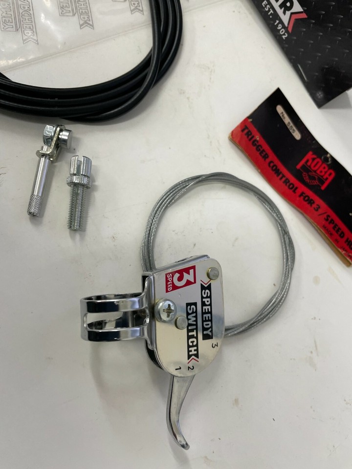 Sturmey Archer Bicycle 3 Speed Hub Trigger Shifter & 64" Cable | eBay