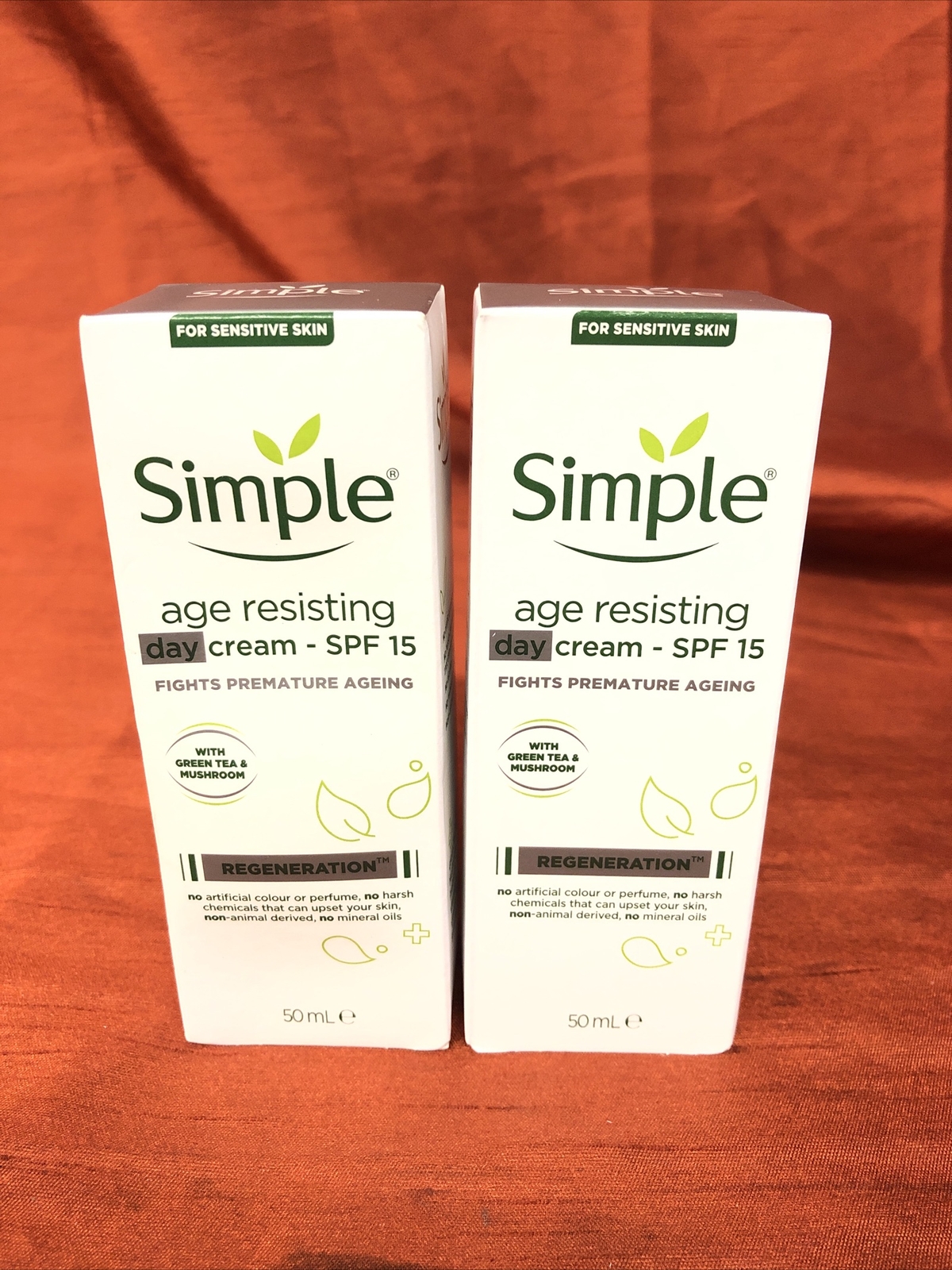 3 X Simple Age Resisting Day Cream SPF 15 - 50ml for sale online | eBay