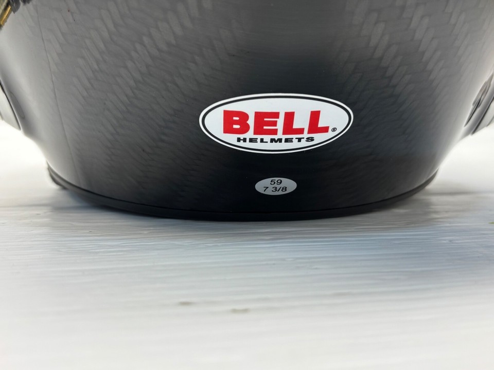 Bell RS7 DuckBill Carbon FIA And Snell Approved Race Racing Helmet Hans ...