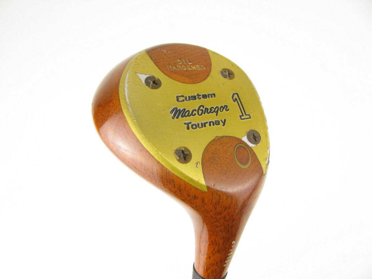 VINTAGE Macgregor Custom Tourney Oil Hardened Driver with VINTAGE Macgregor Custom Tourney Oil Hardened Driver with