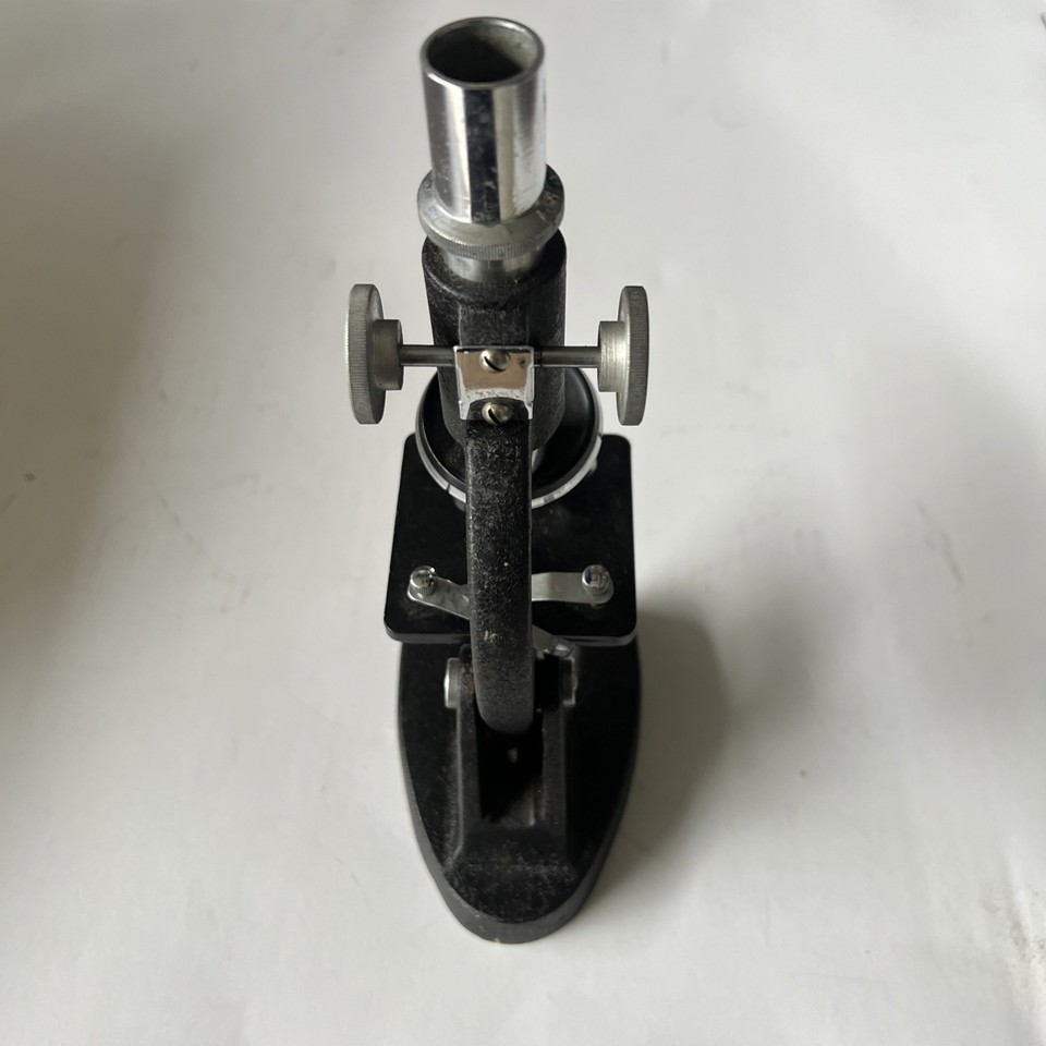 VTG ATCO #1364 Up To 600X Microscope Lab Equipment w/Wooden Case & Accessories | eBay