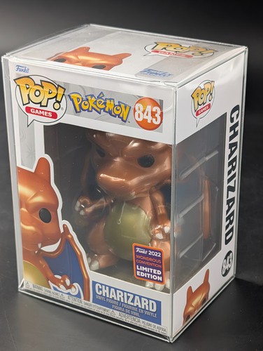Funko Pop Metallic Charizard 2022 Wondercon Unreleased | eBay