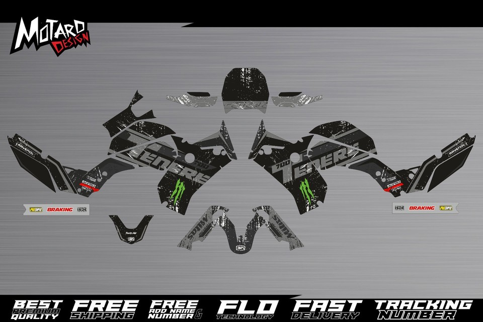 Graphics Kit for Yamaha Tenere 700 2019 2020 2021 2022 2023 2024 Decals ...