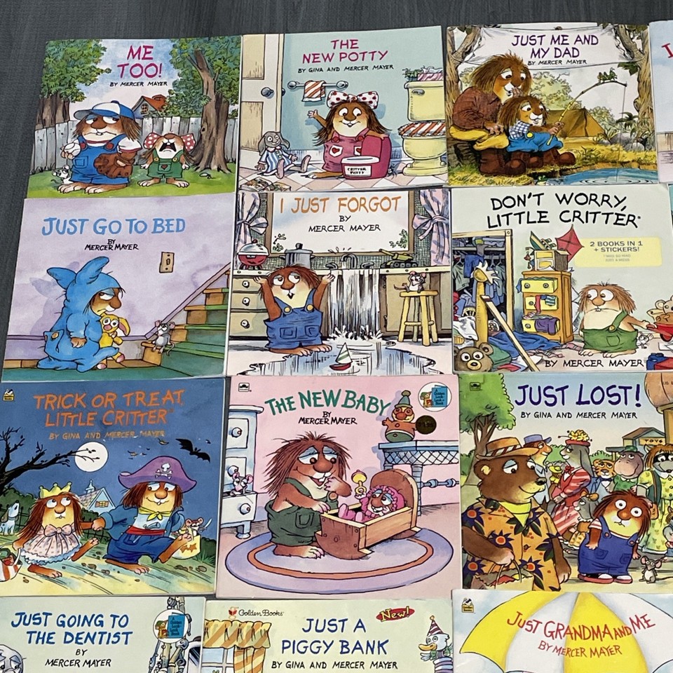 Large Lot 32 Mercer Mayer Little Critter Books Nice Cnd Great Lessons ...