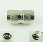1pc Nickel N Male Plug to N Male Double Male Pin Straight RF Adapter ...
