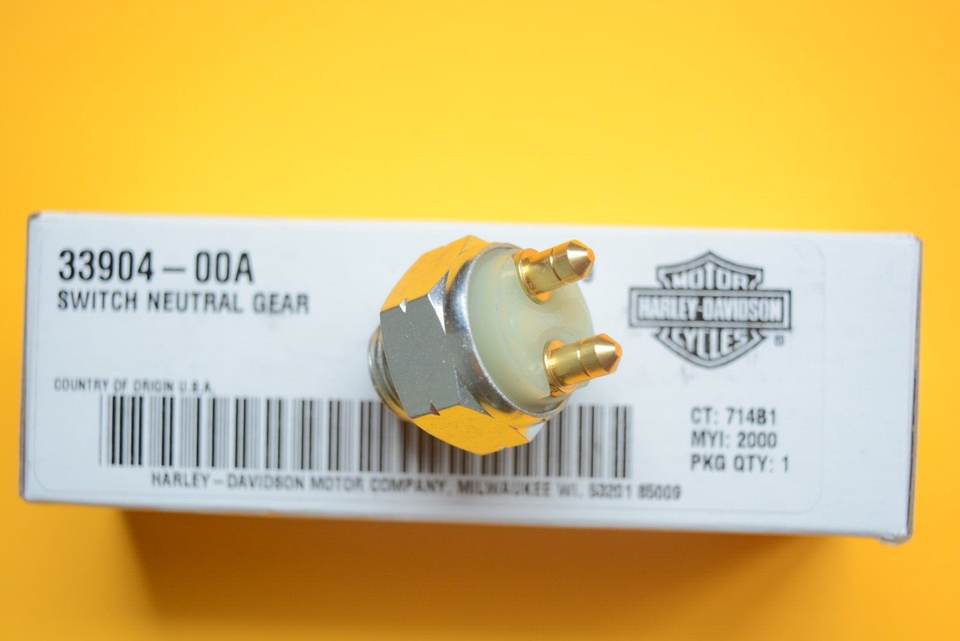 HARLEY NEW OEM NEUTRAL SWITCH 2000-2005 SOFTAIL DYNA TOURING 33904-00A ...