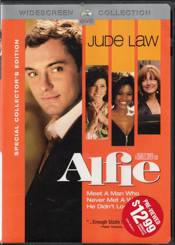 ALFIE-DVD-JUDE LAW-WIDESCREEN COLLECTION-2004-DVD-105 MINUTES-RATED R ...