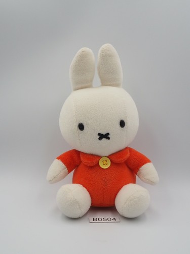 Miffy Rabbit Bunny B0504 Orange NO TUSHTAG Plush 6" Stuffed Toy Doll ...
