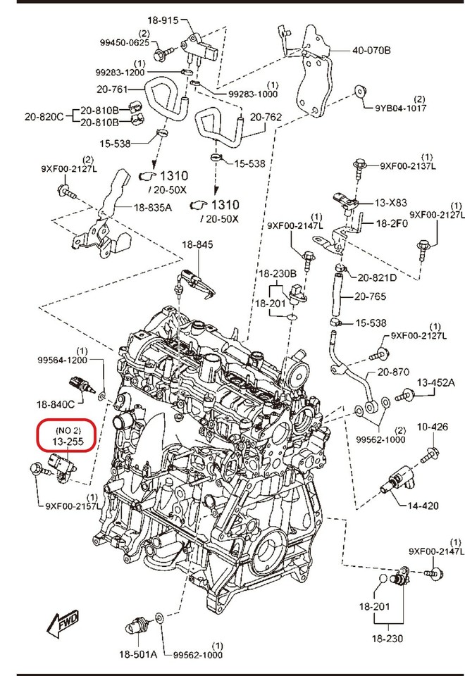 Mazda CX-5 Genuine Diesel Sensor Map (4-PINS) Engine SH01-18-211 | eBay