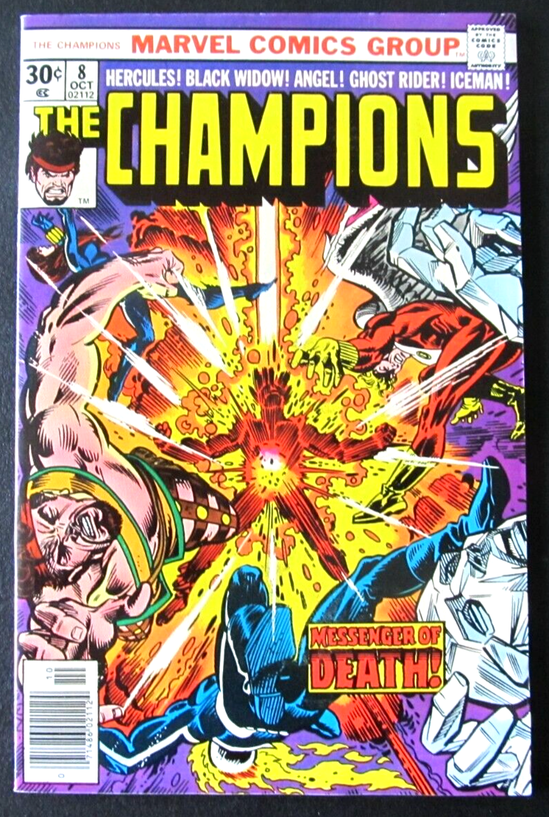 THE CHAMPIONS #8 NEAR MINT- NM- 9.2 BLACK WIDOW GHOST RIDER ICEMAN ...