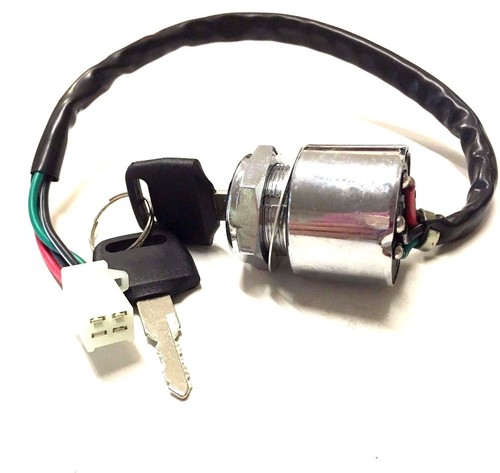 IGNITION KEY LOCK SWITCH 4 WIRE ATV QUAD 4 WHEELER | eBay