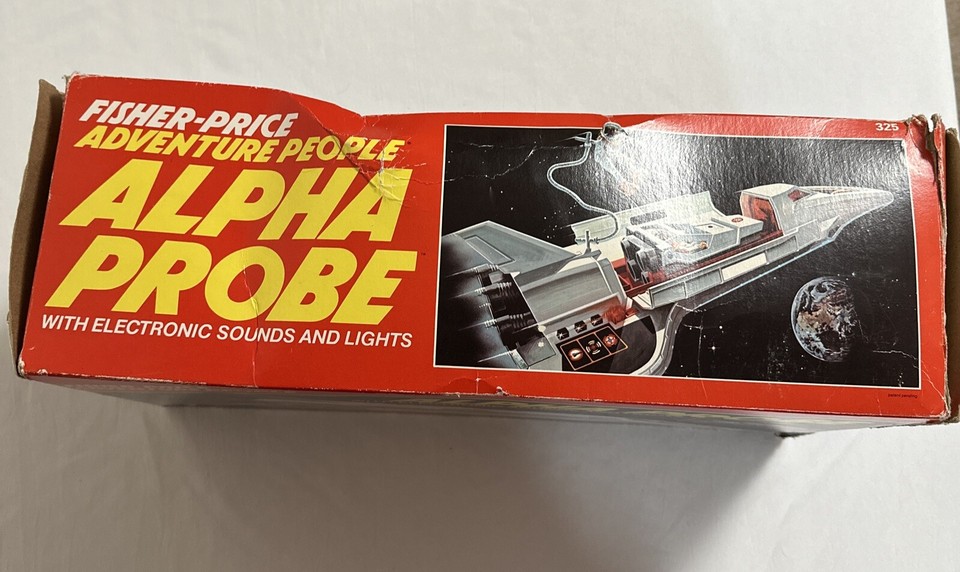 1980 Fisher Price Adventure People ALPHA PROBE Set #325 w/ box Tested ...