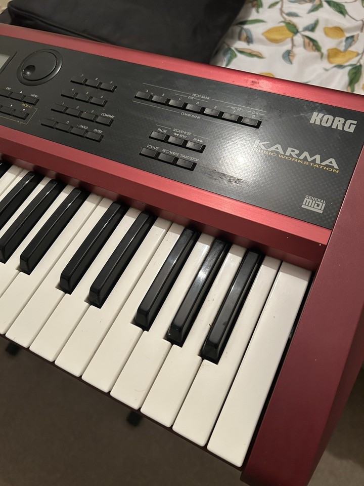 Korg Karma Keyboard Synth Workstation With Bag And Stand | eBay UK