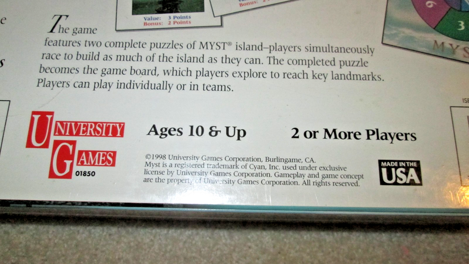 Myst board game | eBay