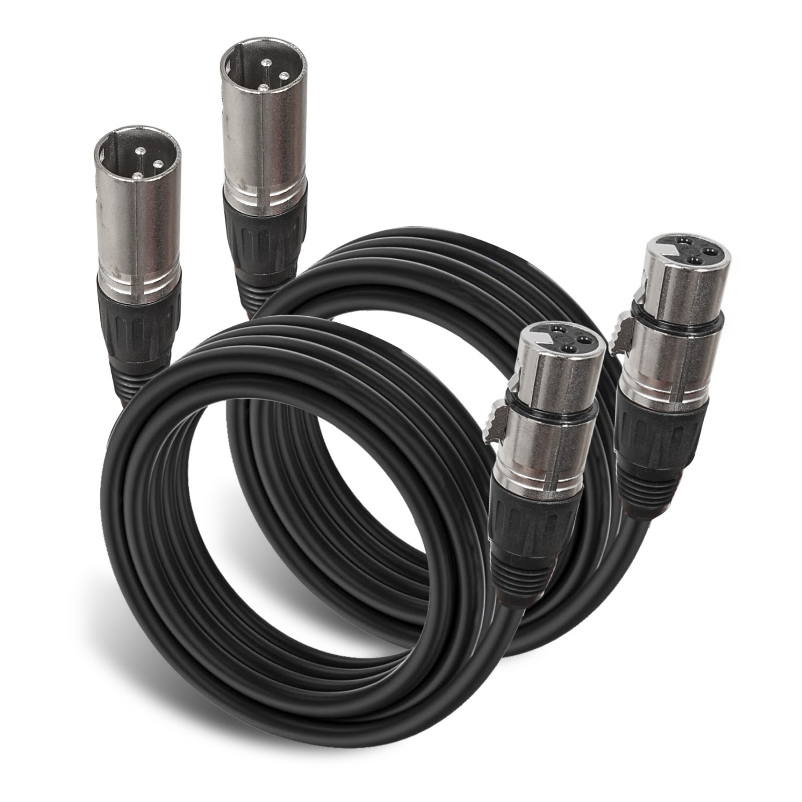 Sound Town 2 Pack 25ft Audio Cable, 3 Pin Balanced Shielded (STC-XX25 ...