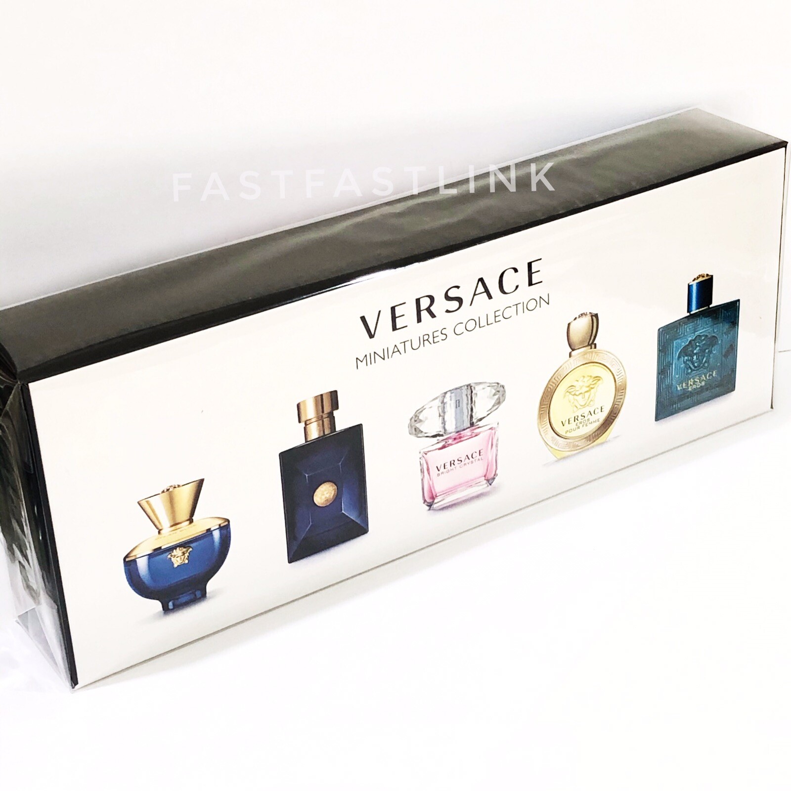 VERSACE ( 5 MINIATURES COLLECTION ) FOR MENS & LADIES fragrance..NEW ...