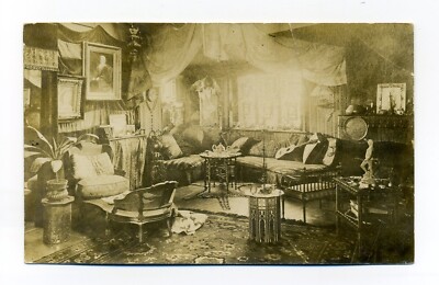 New York NY, 1122 Broadway, "home" interior, Eliot Gregory, 1911 RPPC ...