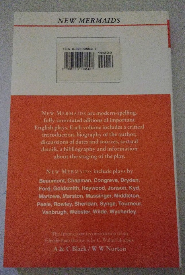 Epicoene Or The Silent Woman (New Mermaid Anthology) by Jonson, Ben ...