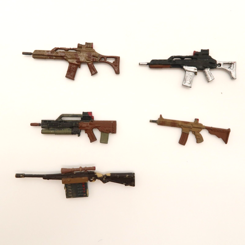 Hasbro G.I. Joe Action Figure Machine Gun Accessory Lot #1 Custom Paint ...