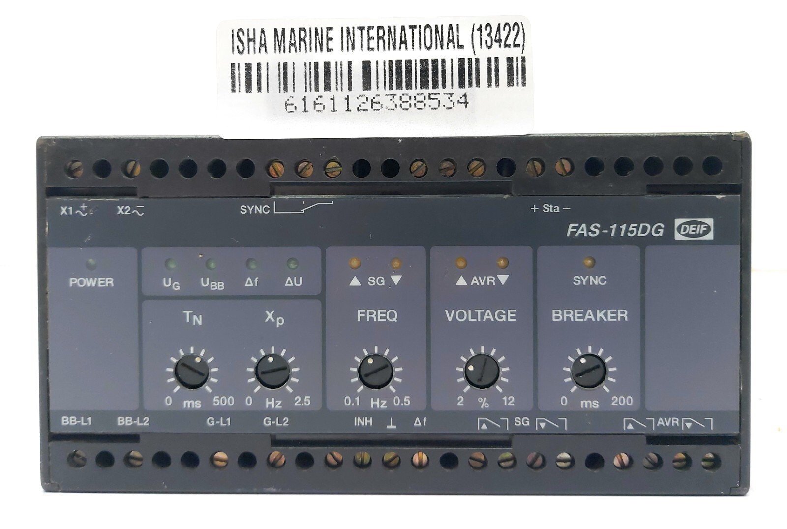 Deif FAS-115DG Synchroniser Module 110V Circuit Breaker | eBay