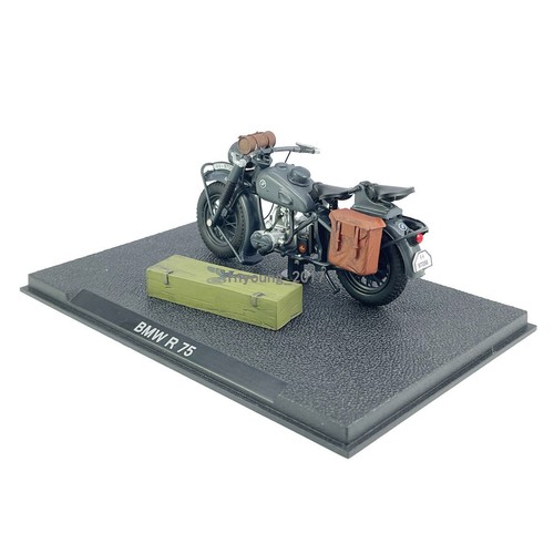 1:24 BMW R 75 1939-1945 Diecast Motorcycle Model Boy Gift Men ...