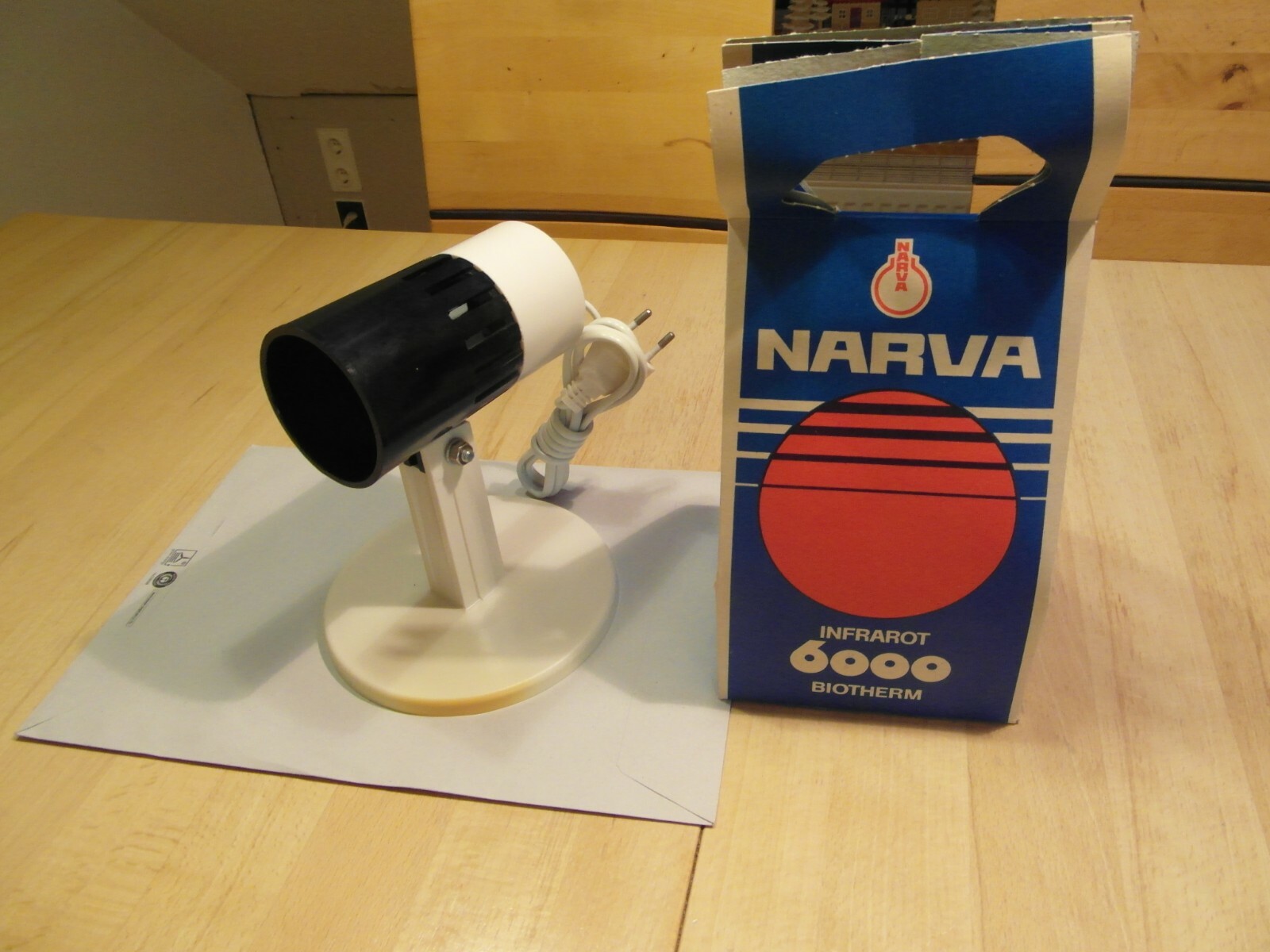 DDR Rotlichtlampe Infrarot Lampe Wärmelampe