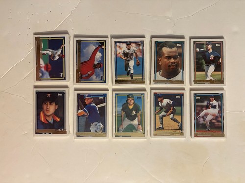 1992 Topps Gold Winner Sealed Cello Packs Large Lot Of 10 Packs Lot M ...