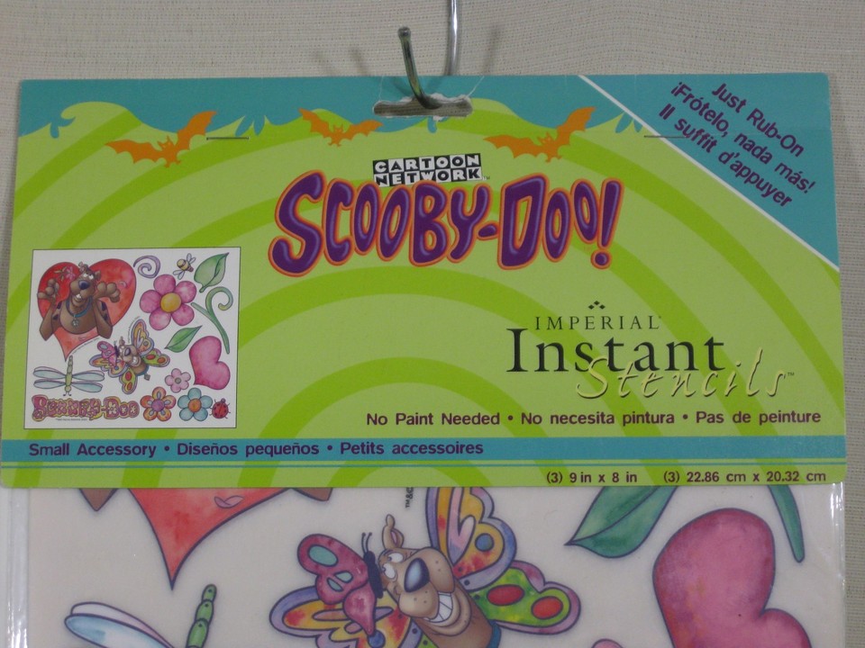 Cartoon Network Imperial Scooby - Doo Instant Stencils Small Acceessory ...