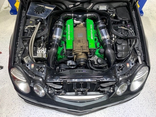 Mercedes Benz E55 AMG CLS55 AMG Carbon Fiber Intake System M113K IN ...